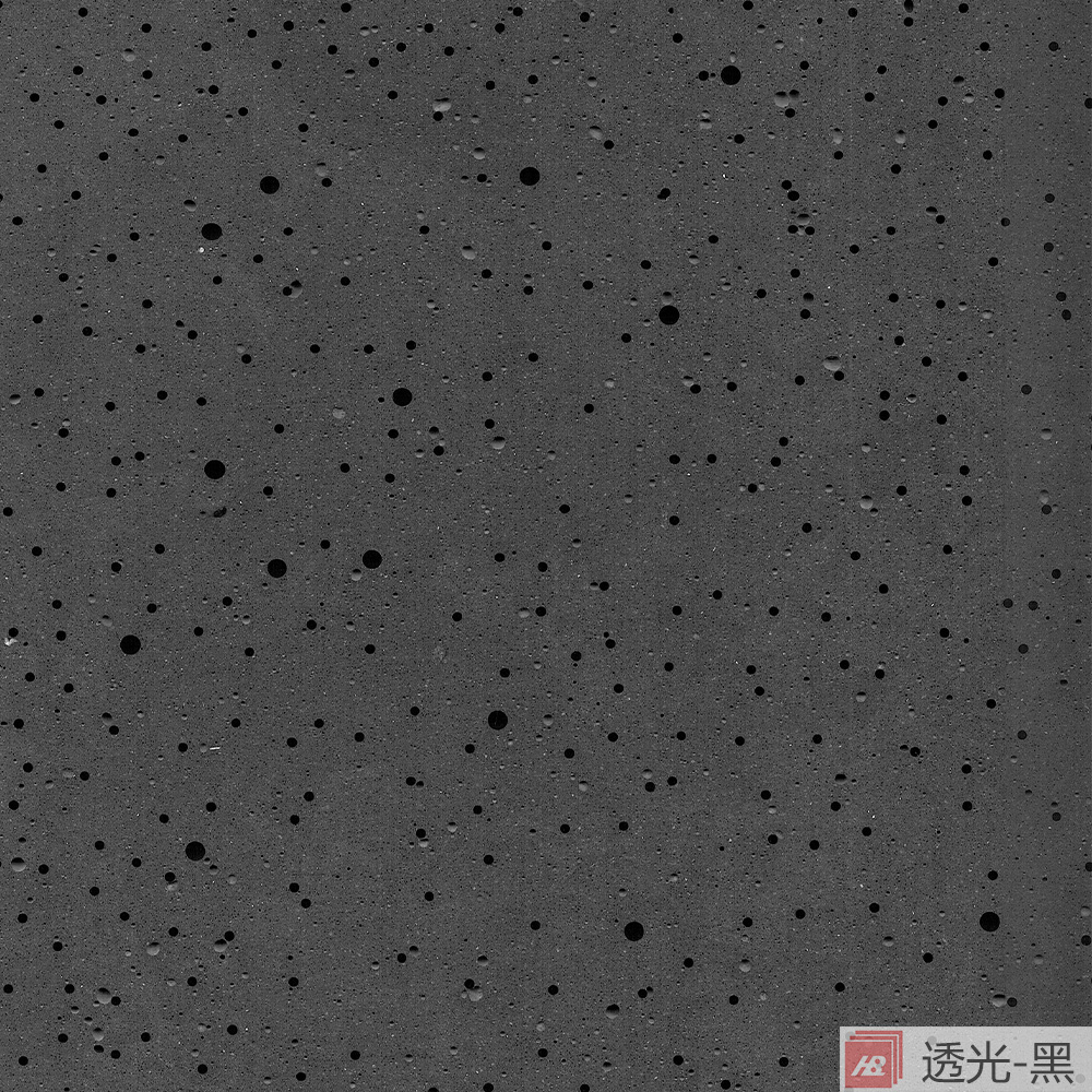 Translucent Light Premium Terrazzo-Black,Product Color-HUABAO STONE